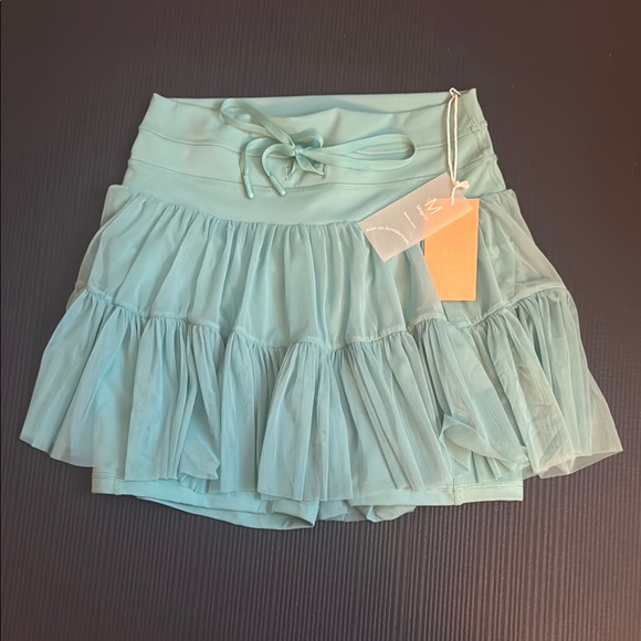 POPFLEX | Shorts | Popflex Pirouette Mini Skort Oasis Light Teal Medium ...